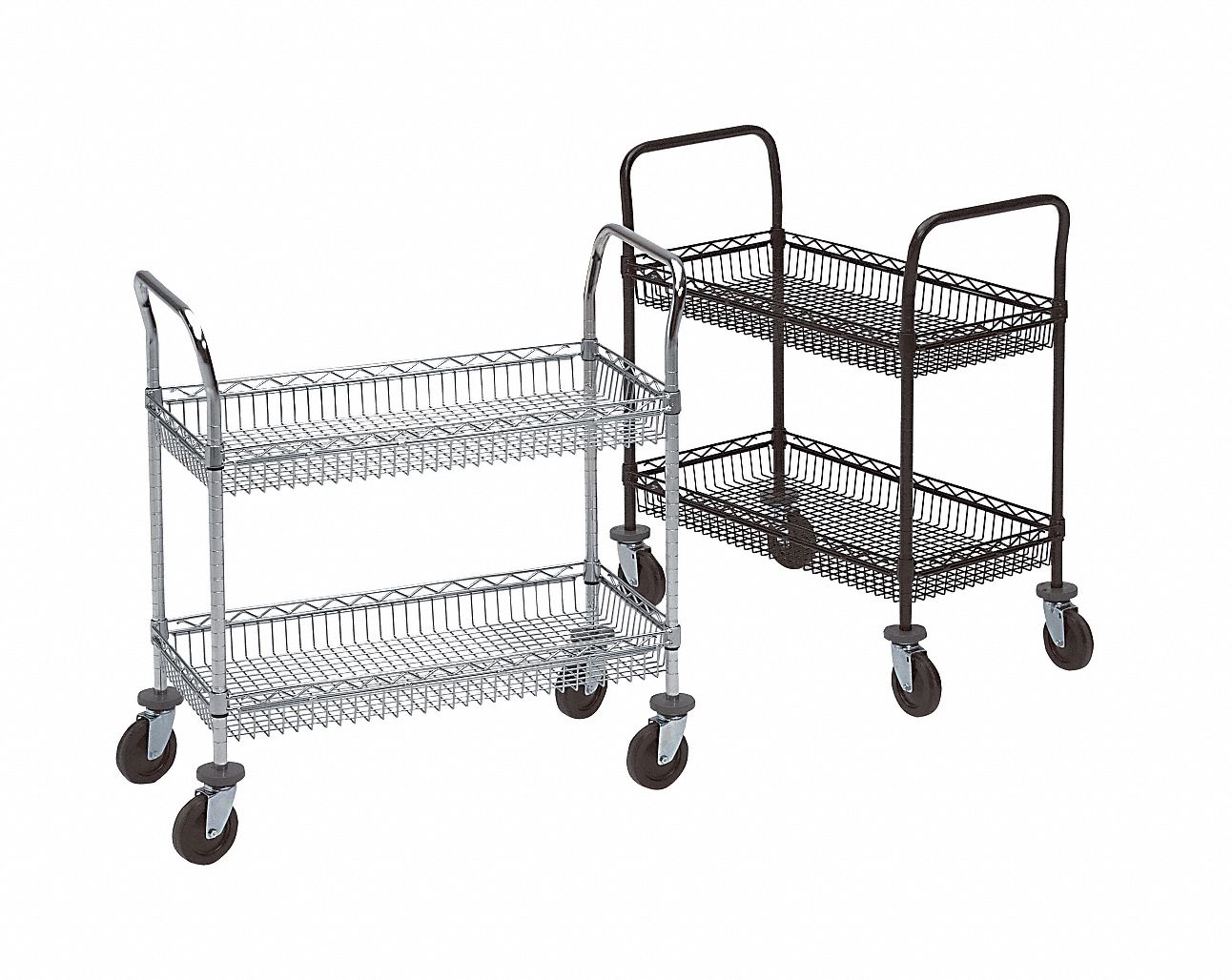 METRO, 800 lb Load Capacity, 36 in x 18 in x 39 in, Utility Cart with ...