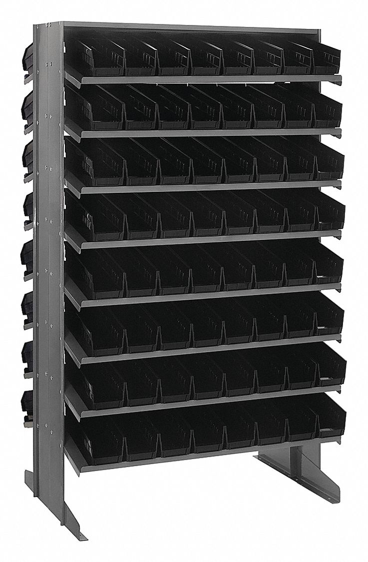 QUANTUM STORAGE SYSTEMS, 36 in x 24 in x 60 in, 2 Sided, Pick Rack ...