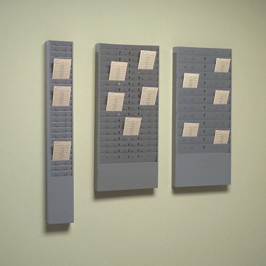 30 in Ht 13 5 8 in Wd Time Card Rack 9HT80 270 12JTRGY Grainger