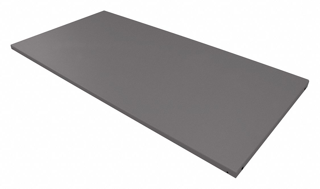 500 lb Shelf Capacity, Gray, Metal Stock Truck Replacement Shelf ...