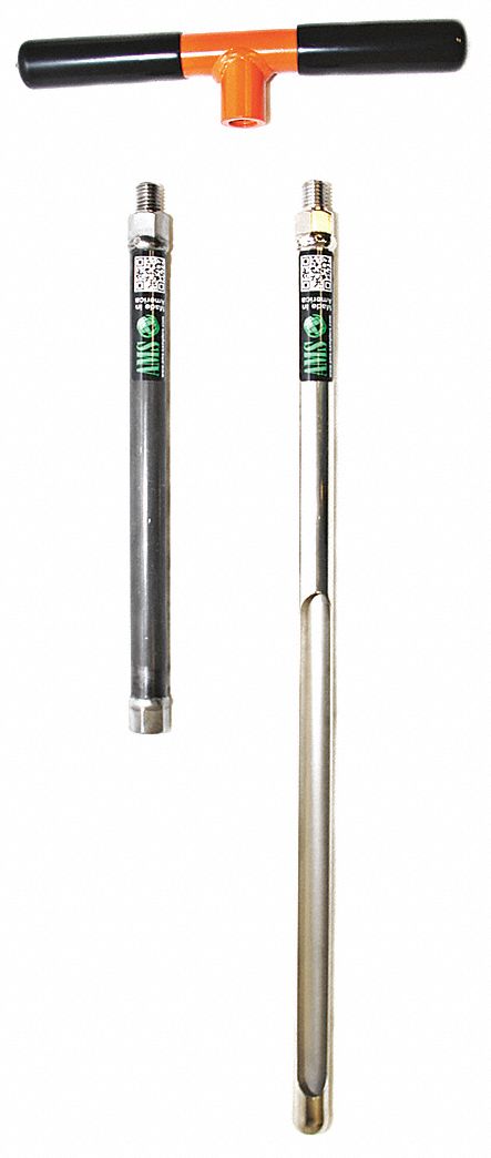 AMS, Threaded, 5/8 in Connection Size, Collapsible Soil Probe - 8PNG3 ...