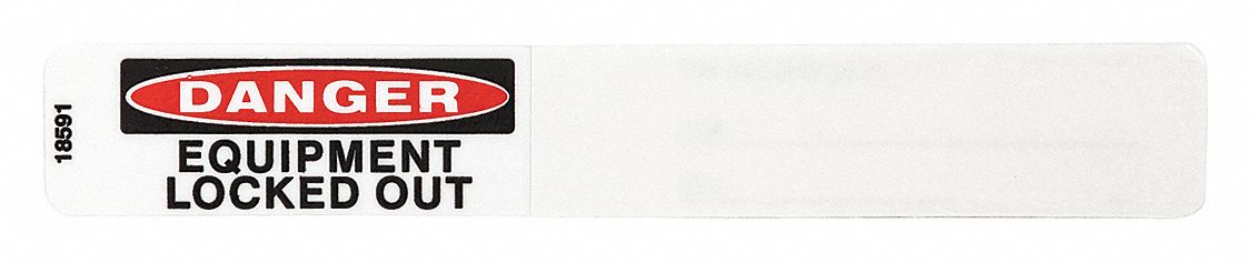 ELECTROMARK, ELECTROMARK, Y604360, Padlock Label - 8REK1|Y604360 - Grainger