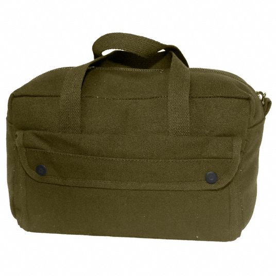 TEXSPORT, 11 in W x 6 in D x 7 in H, Green, Tool Bag - 8RHA9|11830 ...