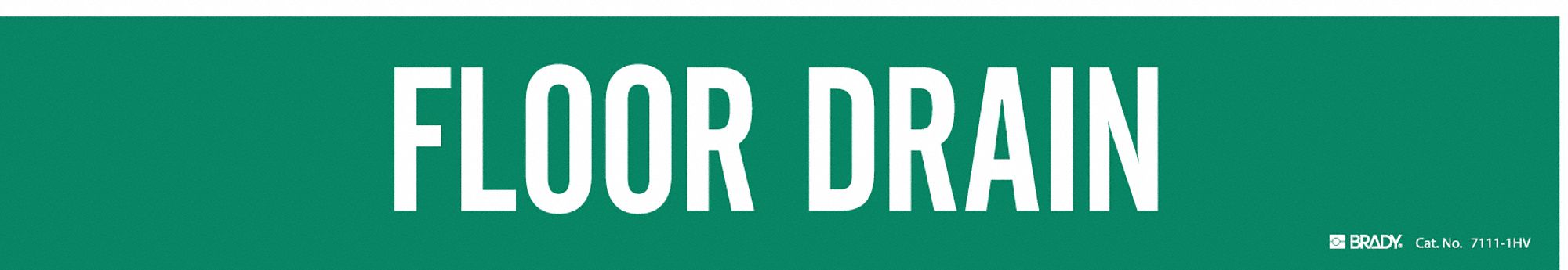 Floor Drain, Green, Pipe Marker - 8RLD0|7111-1HV - Grainger