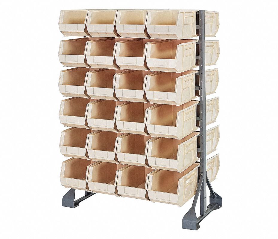 QUANTUM STORAGE SYSTEMS Rack Riel Gav,53",2Lad,Cap 1600lb,48 Gav ...