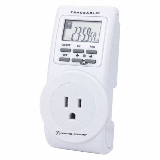 TRACEABLE, (14) Clock Settings, 1 3/4 in x 2 3/8 in x 4 3/8 in, Digital ...