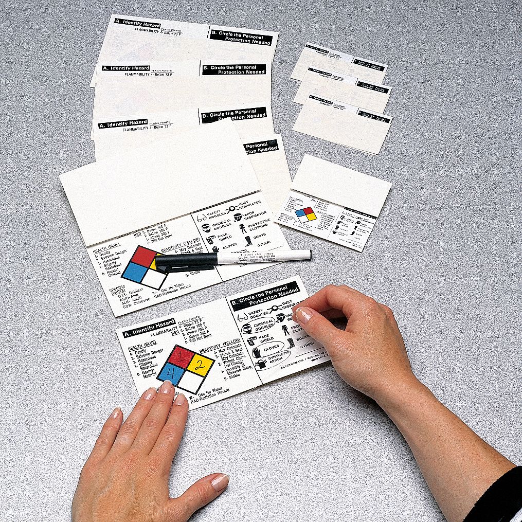 Self-Laminating NFR Label, PK 25 - Grainger