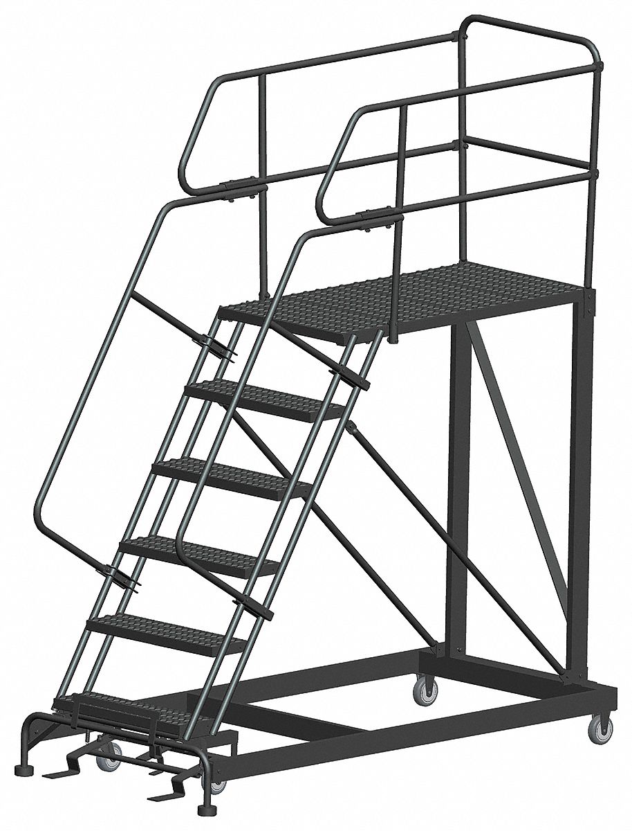 BALLYMORE, 5 ft Platform Ht - Max, 36 in x 48 in, Mobile Work Platform ...