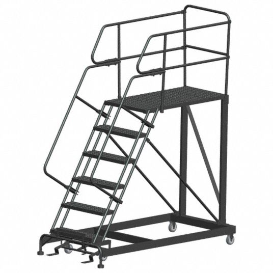 BALLYMORE, 5 ft Platform Ht - Max, 36 in x 48 in, Mobile Work Platform ...
