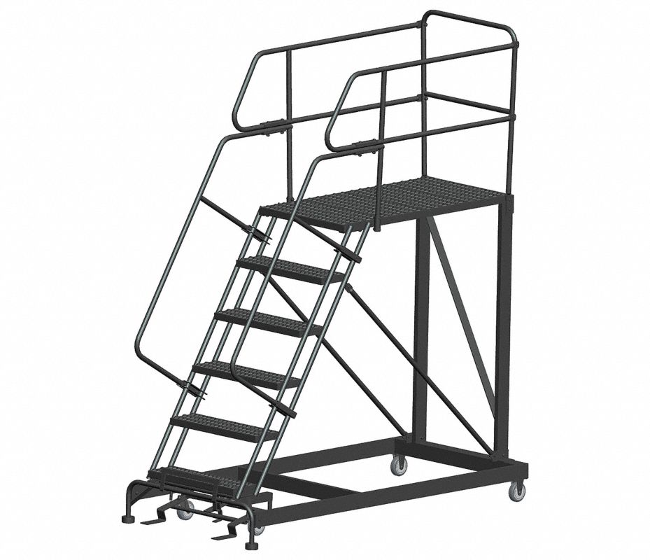 BALLYMORE Plataforma de Trabajo Rodante, 48", 36", Acero - Plataformas ...