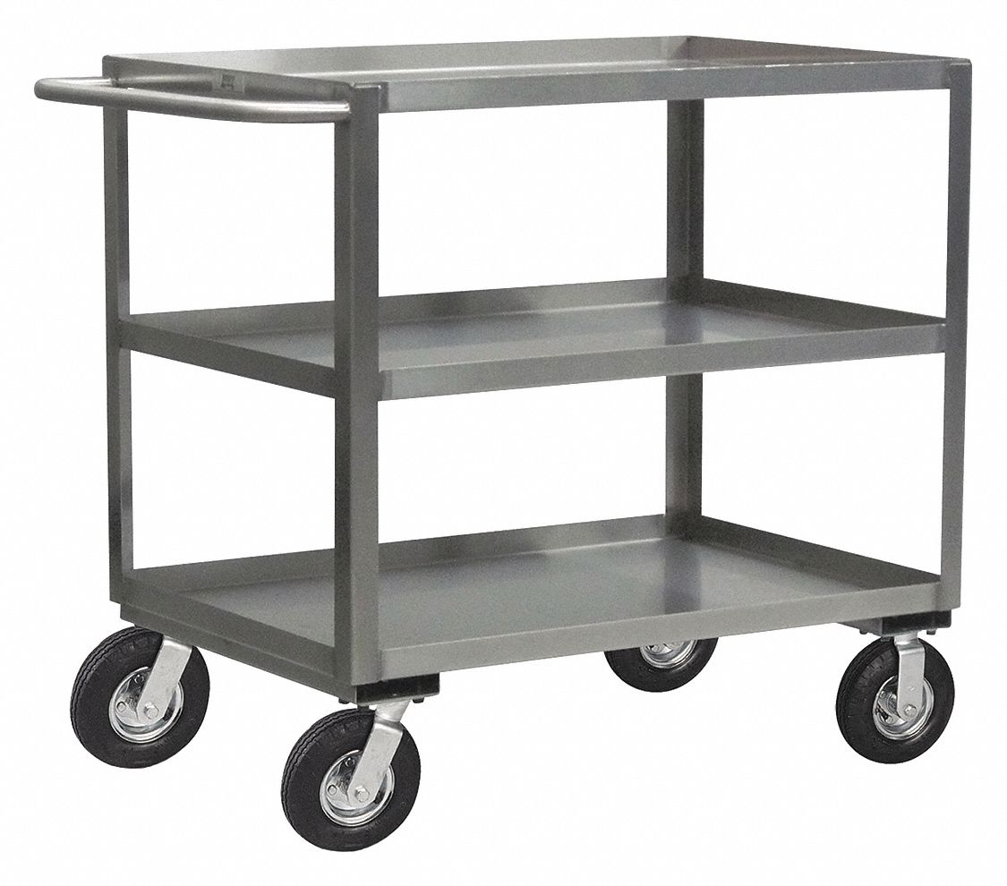 JAMCO, 1,200 lb Load Capacity, 3 Shelves, Corrosion-Resistant Utility ...