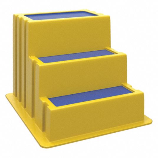 Step Stand,Yellow,30" H - Grainger
