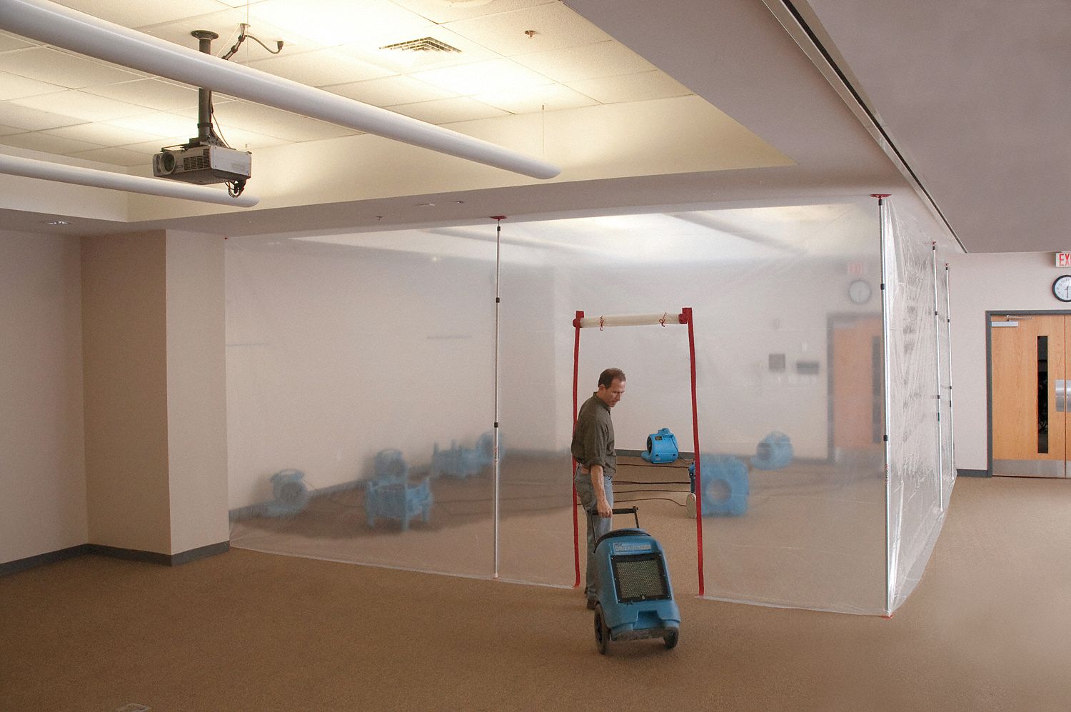 ZIPWALL Dust Barrier System, With Case - 8TUH9|4PL - Grainger