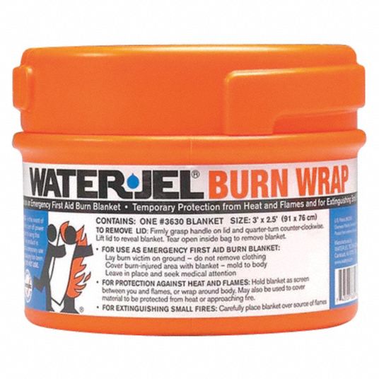 Burn Wrap, Gel, Can, 30" x 36" - Grainger