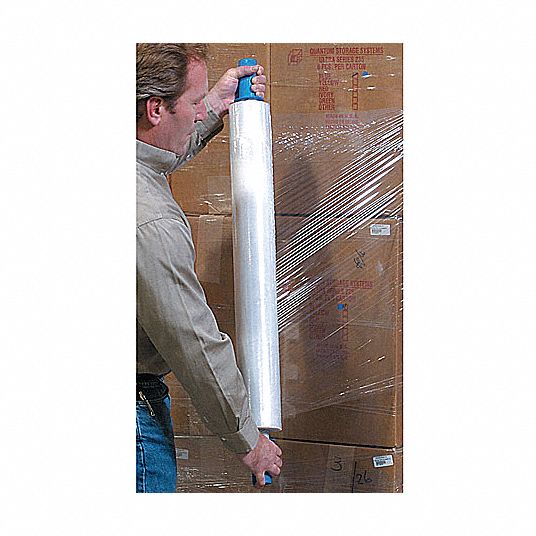 GOODWRAPPERS Stretch Wrap: 70 ga Gauge, 30 in Overall Wd, 1,000 ft ...