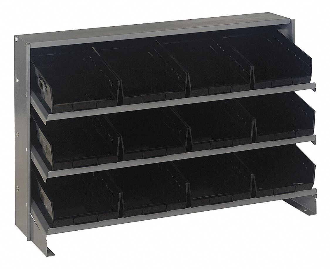 QUANTUM STORAGE SYSTEMS, 36 in x 12 in x 21 in, 1 Sided, Bench Pick ...