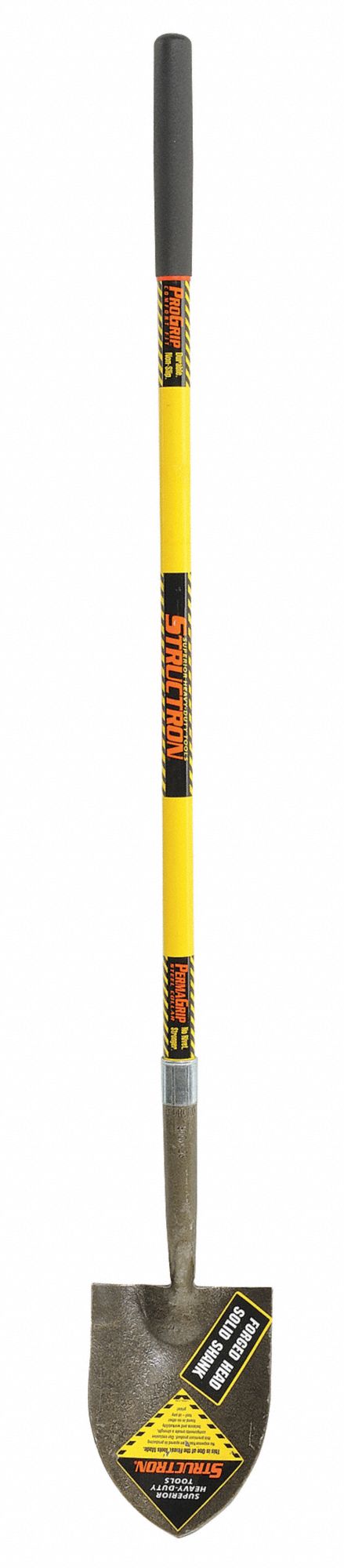 SEYMOUR MIDWEST STRUCTRON Irrigation Shovel, Sq Point, Long Handle ...