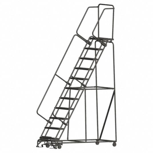 BALLYMORE, 9.2 ft Platform Ht, Unassembled, Rolling Ladder - 8UWZ8 ...