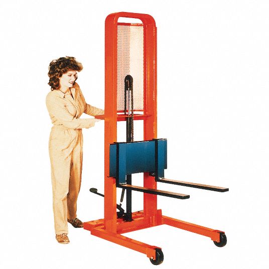 Hydraulic Stacker, 1000 lb Load Capacity - Grainger