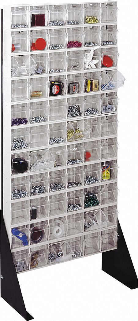 QUANTUM STORAGE SYSTEMS, 10 in x 23 5/8 in x 52 in, Freestanding, Tip ...