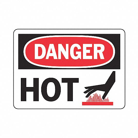 Vinyl, Adhesive Sign Mounting, Safety Sign - 9CN29|MCHL127VS - Grainger