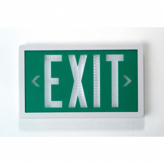 Self Luminous Exit Sign Grainger