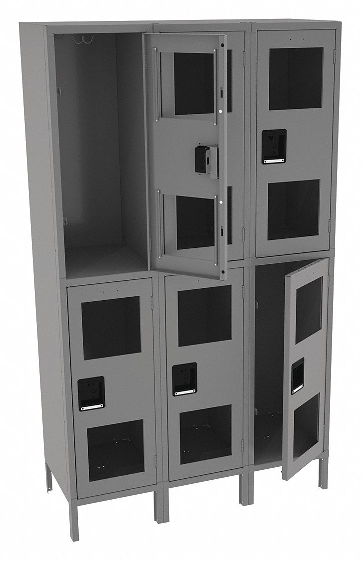 TENNSCO, 45 in x 18 in x 78 in, Clearview, Wardrobe Locker - 8VXG2|CDL ...