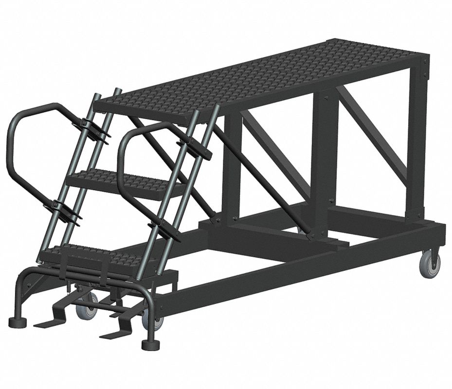 BALLYMORE Plataforma de Trabajo Rodante,Acero,Gris - Plataformas de ...