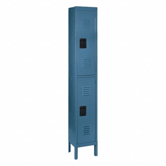 EDSAL, 12 in x 18 in x 78 in, Louvered, Wardrobe Locker - 45GU22 ...