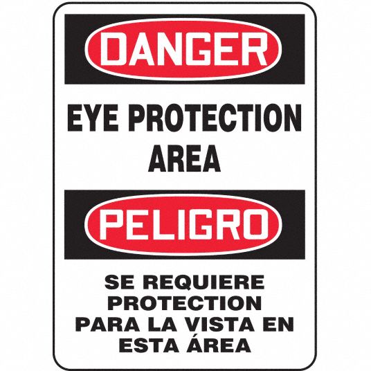 Spanish-Bilingual Danger Sign - Grainger