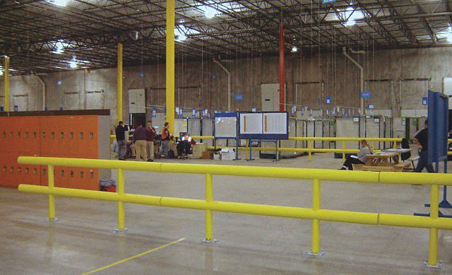 IDEAL SHIELD, Mid-Rail Included, Straight, Guard Rail System - 9EYC8 ...