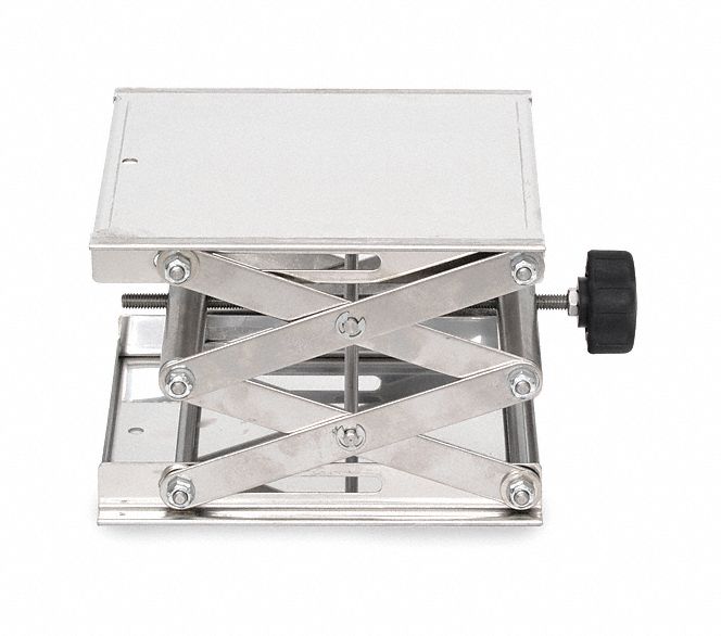 Lab Lift, 8 in Base Length, 8 in Base Width - Grainger