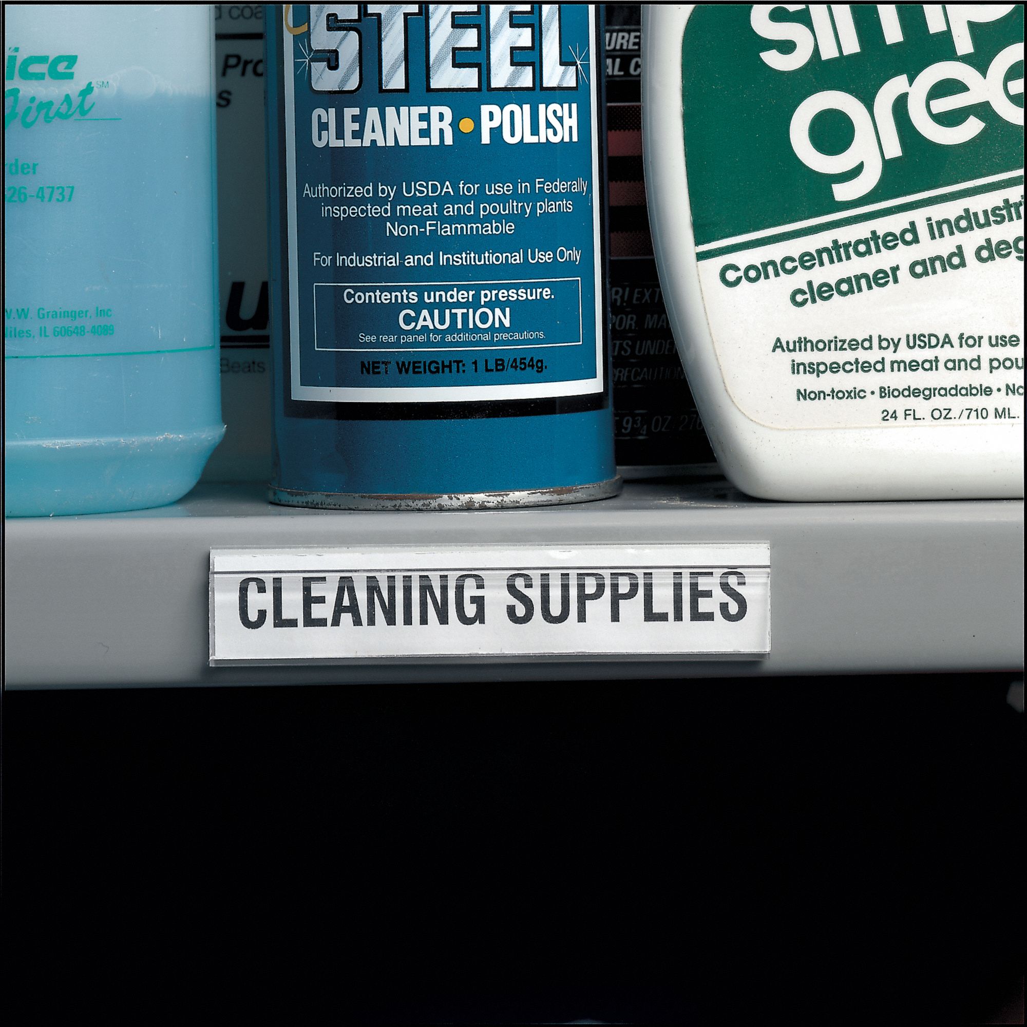 BAW PLASTICS, 6 1/2 in x 7/8 in, Self-Adhesive, Label Holder - 9NTV4 ...