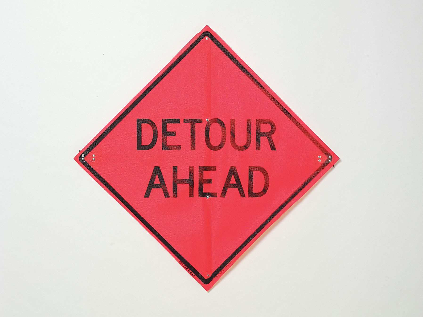 36 in x 36 in Nominal Sign Size, Polyester, PVC, Detour Sign - 8WYU7|C ...