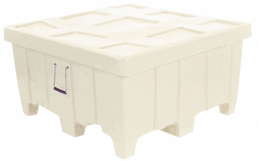 MYTON INDUSTRIES, 18 cu ft, 44 in x 44 in x 23 in, Bulk Container ...