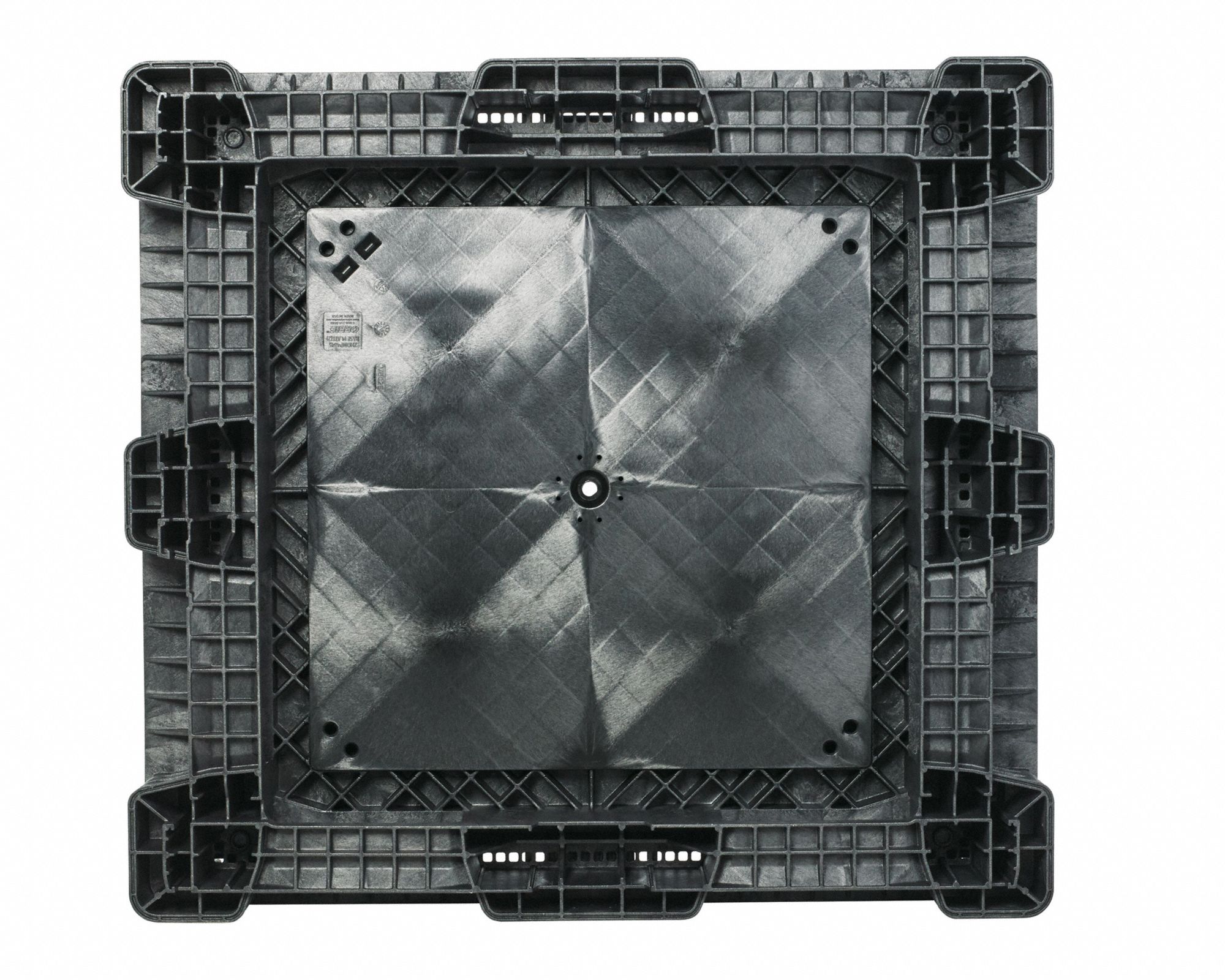 ORBIS Collapsible Bulk Container: 19.3 cu ft, 48 in x 45 in x 25 in, 4 ...