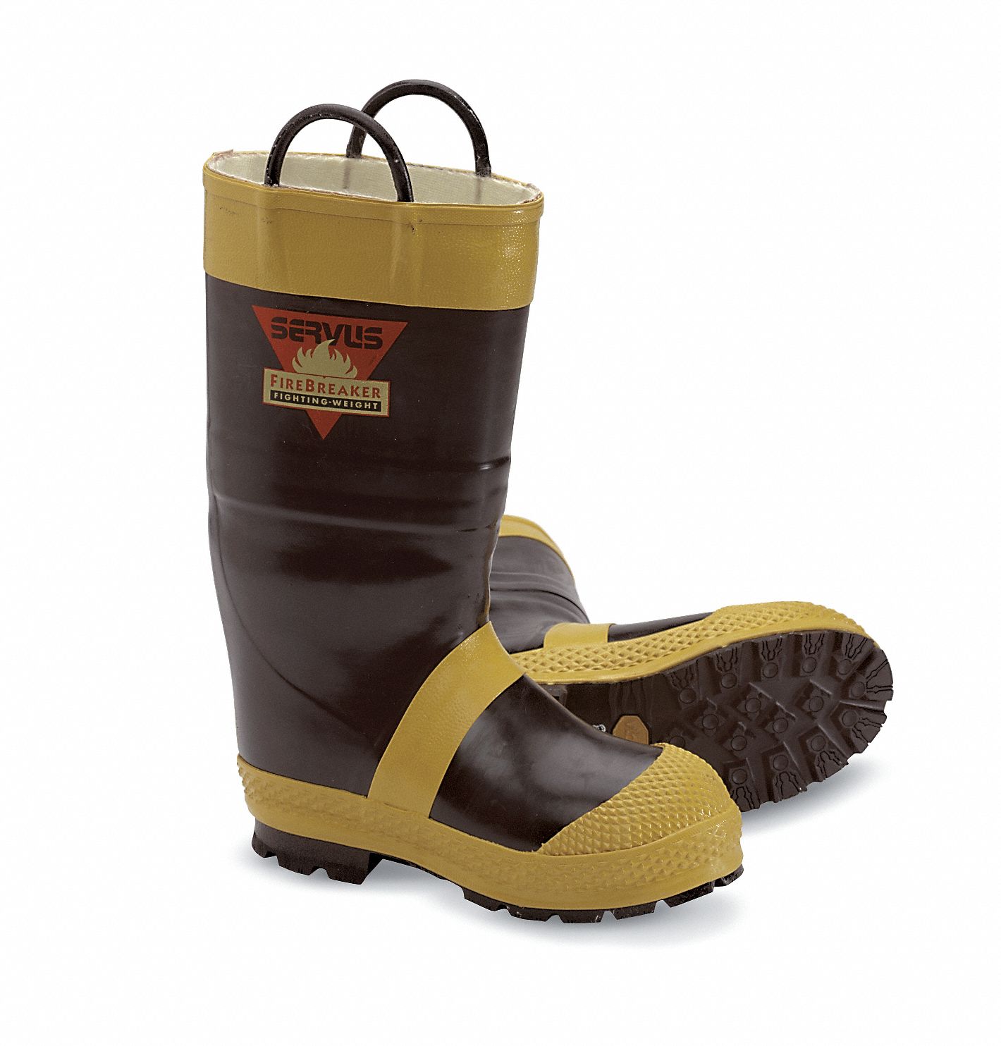 Unisex Insulated Firefighting Boots, Size 10, Footwear Width: M ...