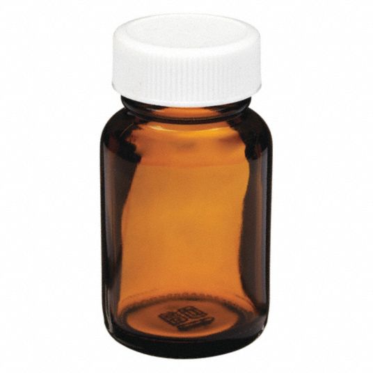 Glass, 30 mL Capacity - mL, Bottle - 8Y487|W216945 - Grainger