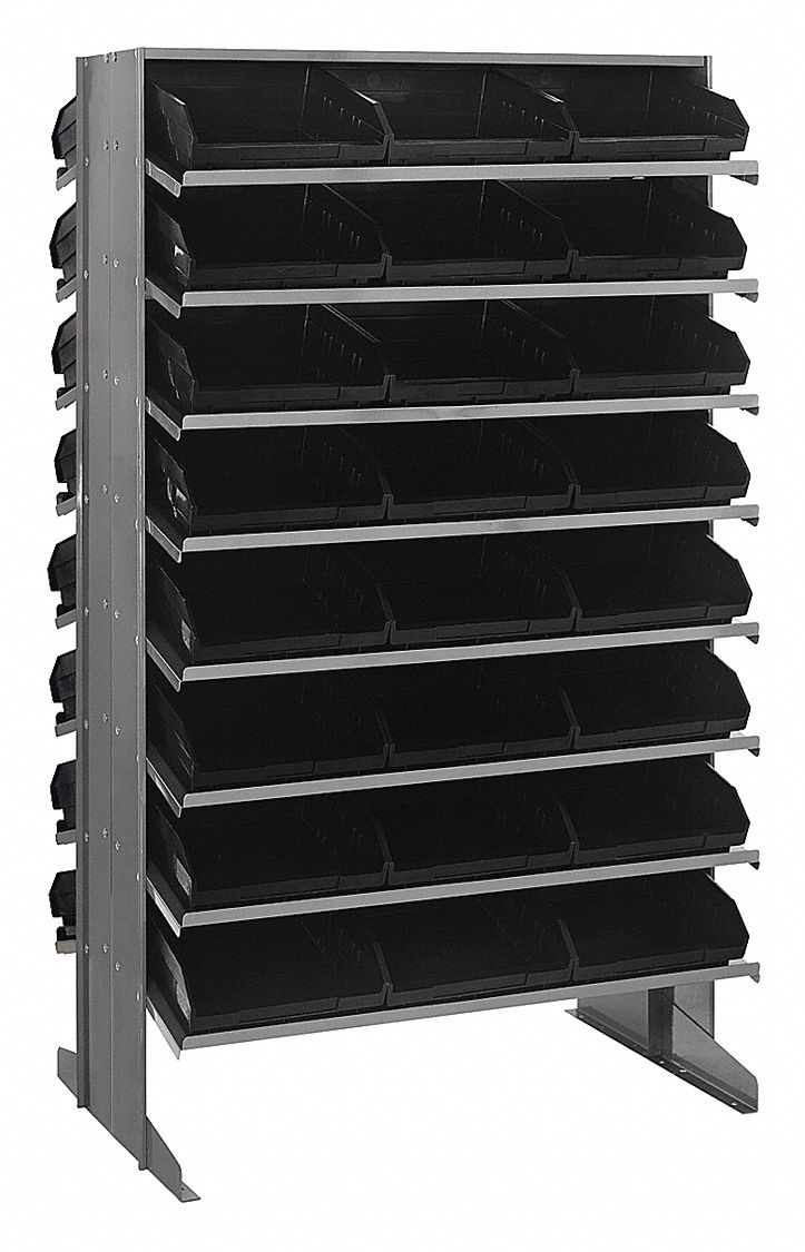 QUANTUM STORAGE SYSTEMS, 36 in x 24 in x 60 in, 2 Sided, Pick Rack ...