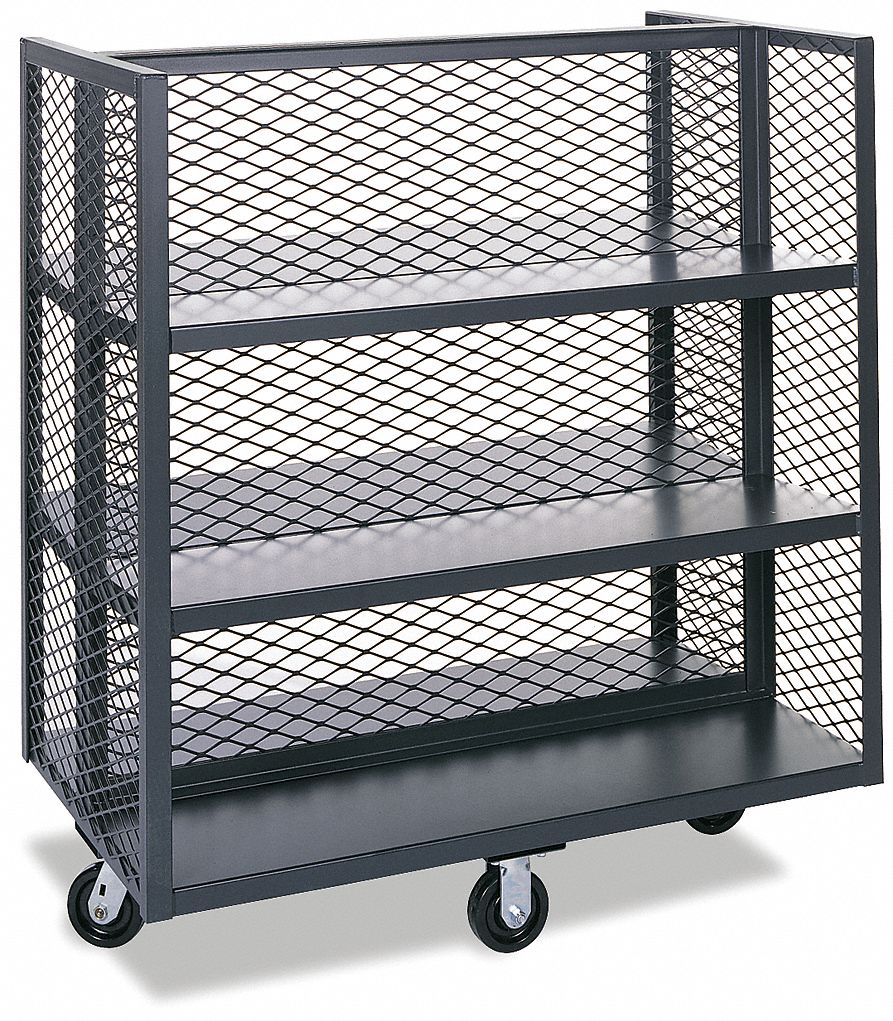 Partition Stock Cart, 1500 lb - Grainger