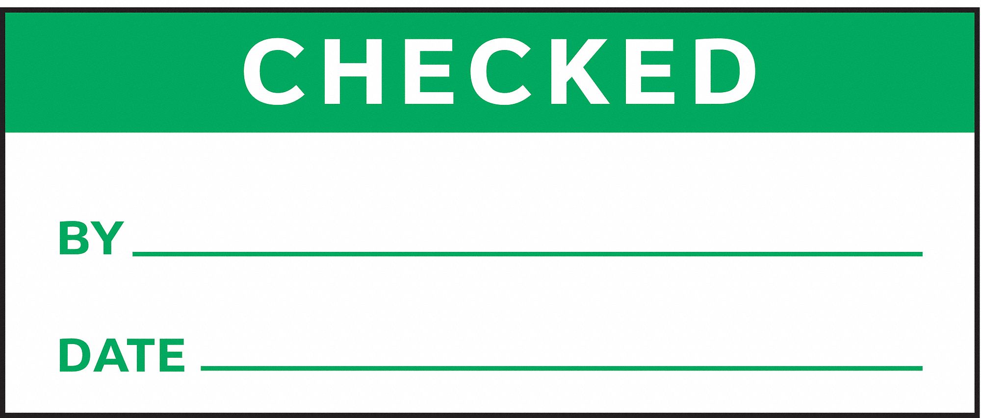 Checked, 1 1/2 in Wd, Inspection Label - 8YCA9|TCSL2-21008 - Grainger