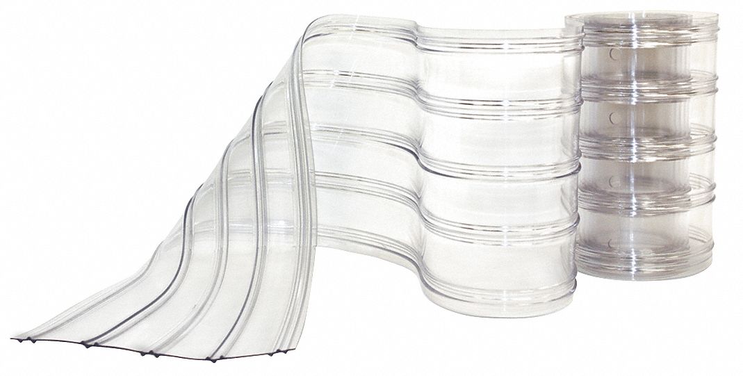 8 in Strip Wd, PVC, Replacement Strips - 8YF84|470009 - Grainger