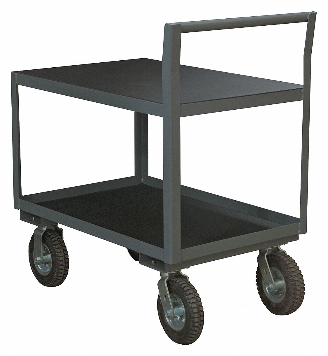 48 in x 24 in, Low-Profile Instrument Cart with Lipped & Flush Metal ...