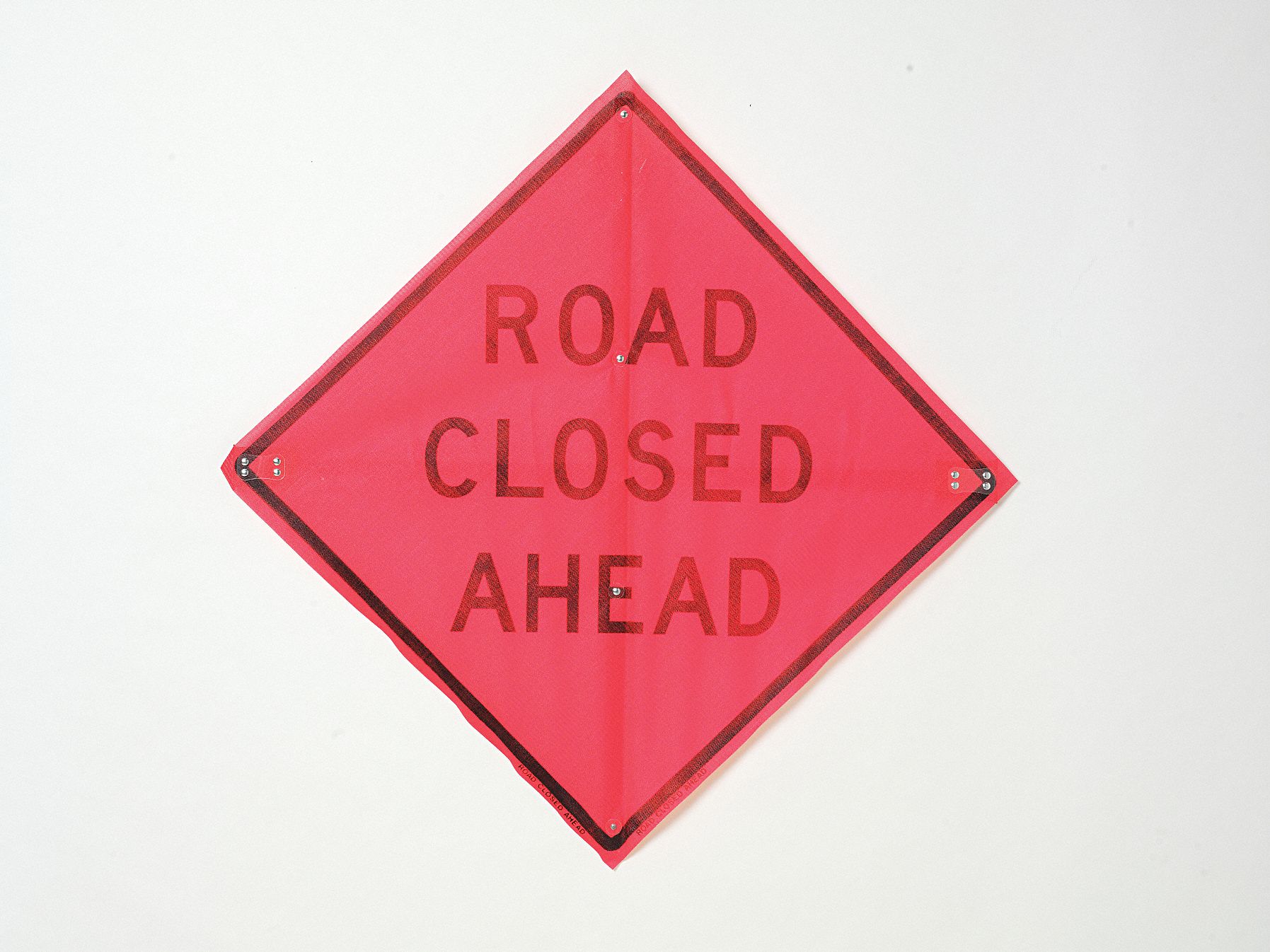 36 in x 36 in Nominal Sign Size, Polyester/PVC, Road Construction Sign ...