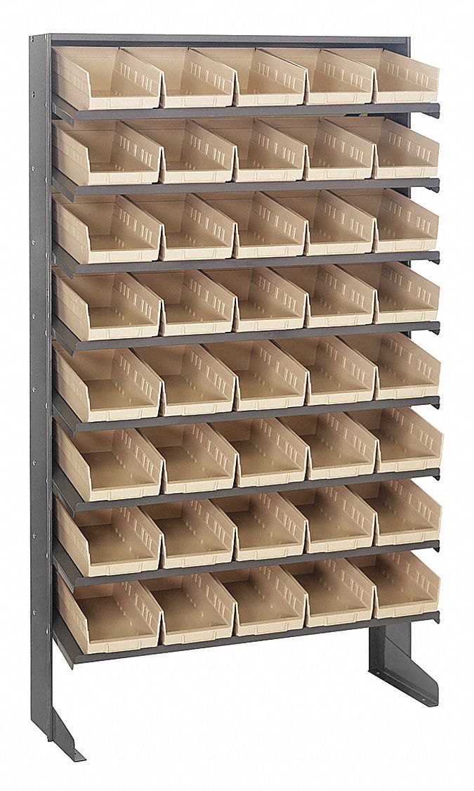 QUANTUM STORAGE SYSTEMS, 36 in x 12 in x 60 in, 1 Sided, Pick Rack ...