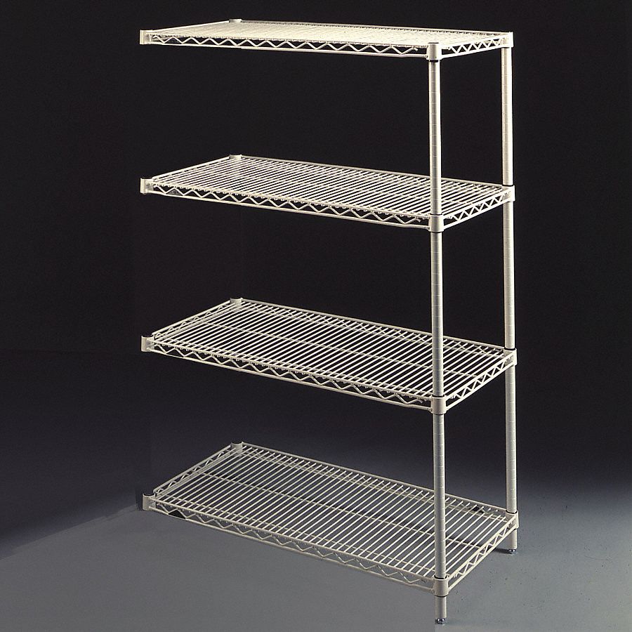 METRO, Starter, 60 in x 24 in, Wire Shelving Unit - 8ZDR0|4/2460NW2 ...