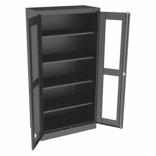TENNSCO Storage Cabinet: 36 in x 18 in x 72 in, Frame, 4 Adj Shelves ...