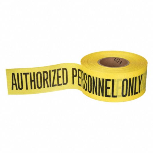 500 ft Lg, 3 in Wd, Barricade Tape - 8ZFL4|B354Y1028-200 - Grainger