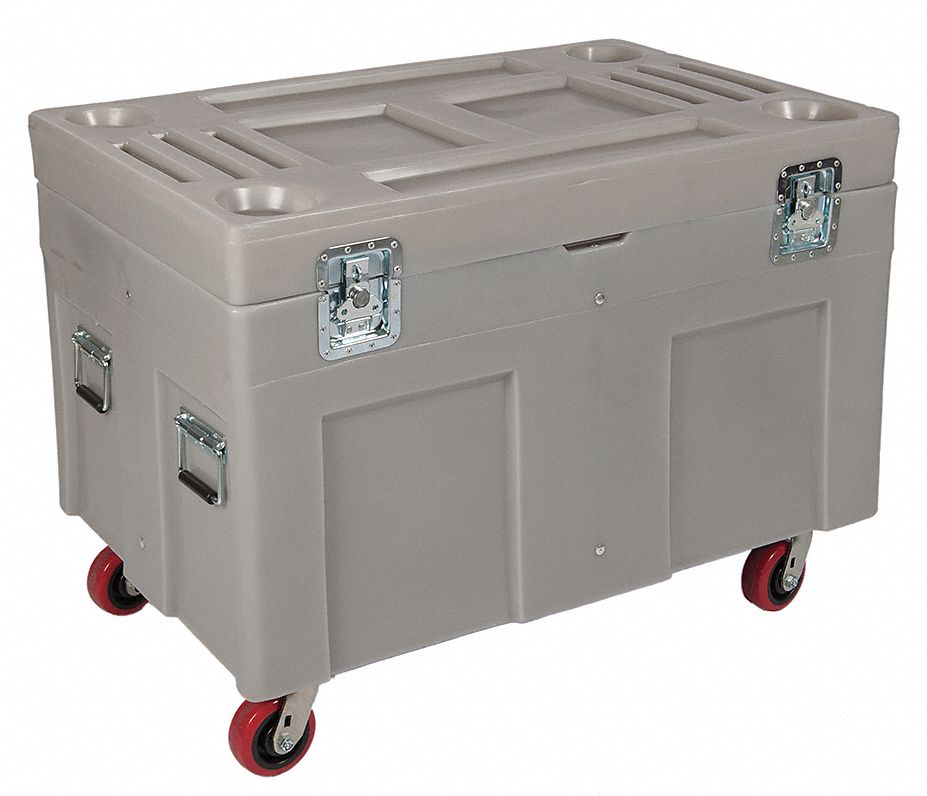 MYTON INDUSTRIES, 112.2 gal, 30 in x 45 in x 34 in, Mobile Storage ...