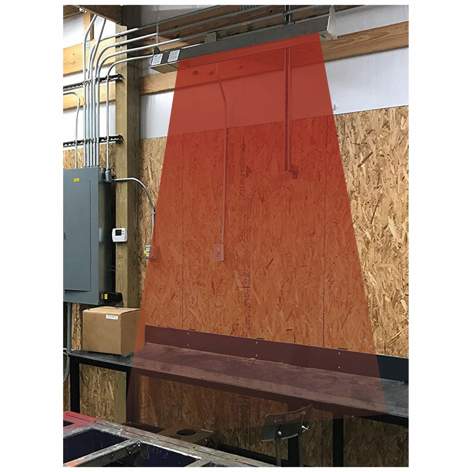 FOSTORIA Outdoor/Indoor Quartz Infrared Heater, Brown, 1500W 120V ...